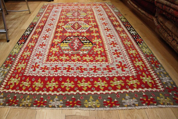 Rug Store Vintage Turkish Esme Kilim Rugs sold in London - 8929