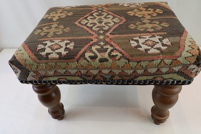 Vintage Kilim Footstools -7671