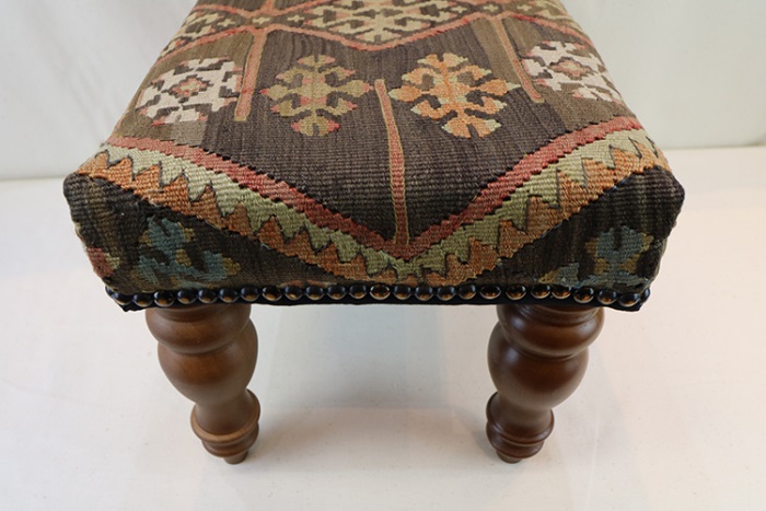 Vintage Kilim Footstools -7671