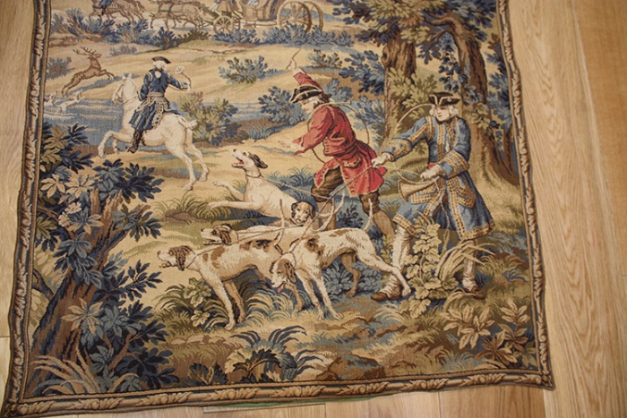 Vintage Tapestry Belgium Machine Made - Rug Store - 10275
