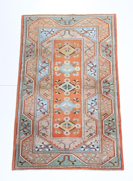 Vintage Turkish Milas Carpets-1422