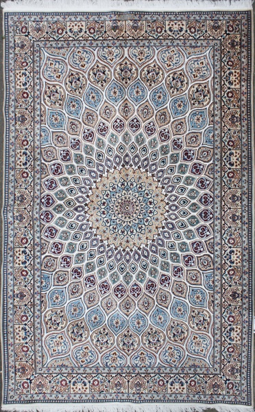 Silk Nain Carpet | Persian Nain Rug | Persian Carpet | Rug - 7070